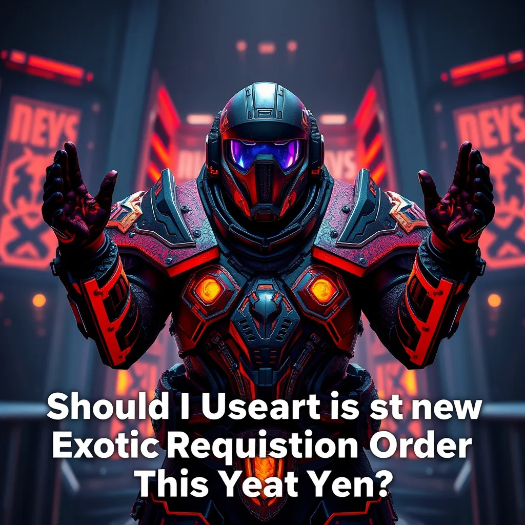 Should I Use the Exotic Requisition Order This Season? : LevelUpTalk