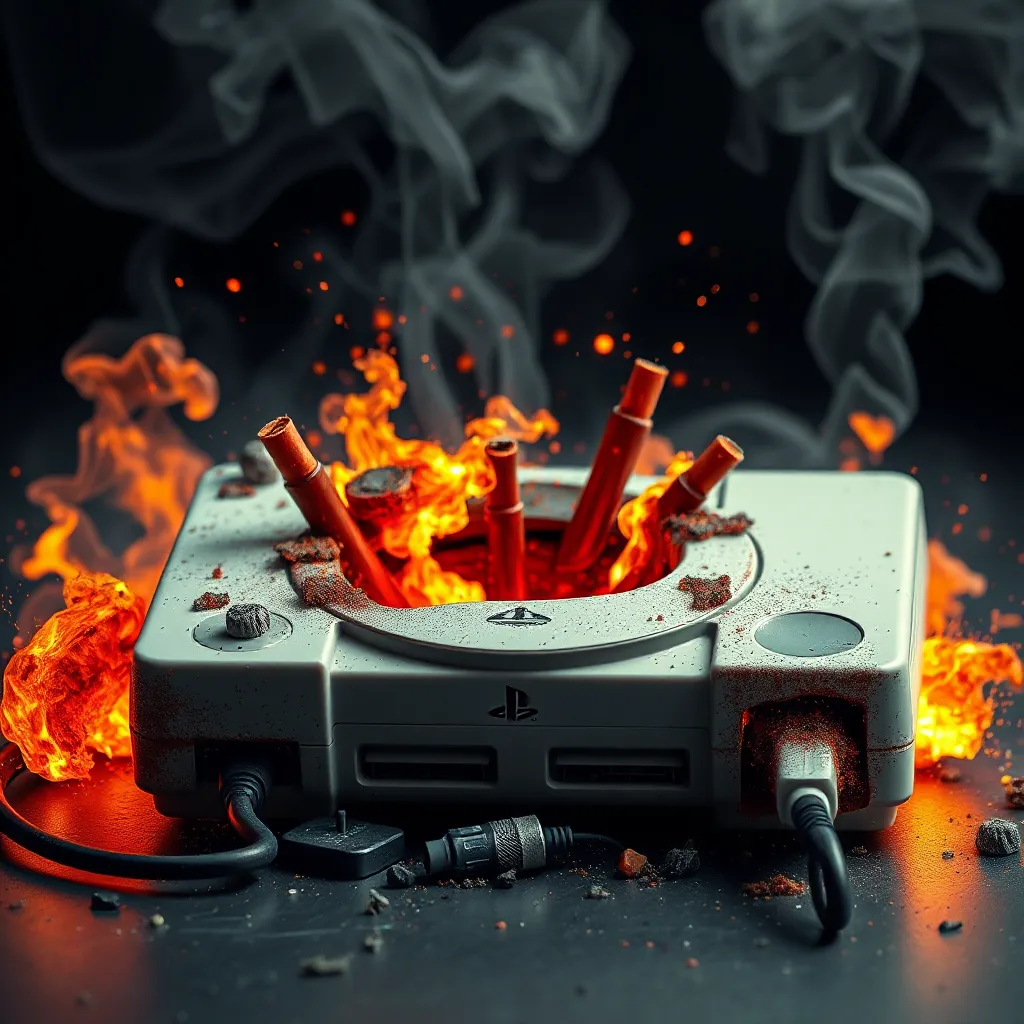 Power Adapter Mishap: My PS1 Exploded in Europe : LevelUpTalk