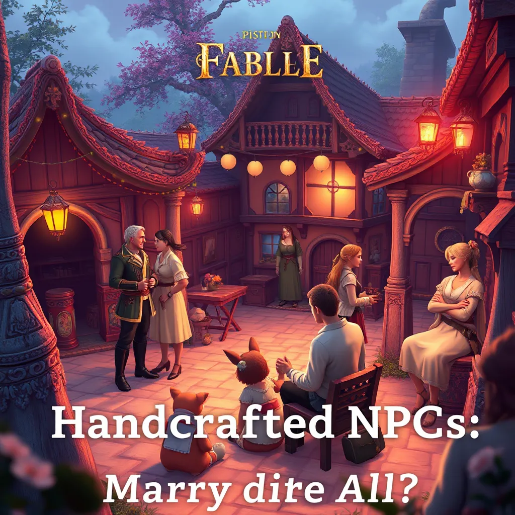 Fable's 1,000 Handcrafted NPCs: Marry Them All? : LevelUpTalk