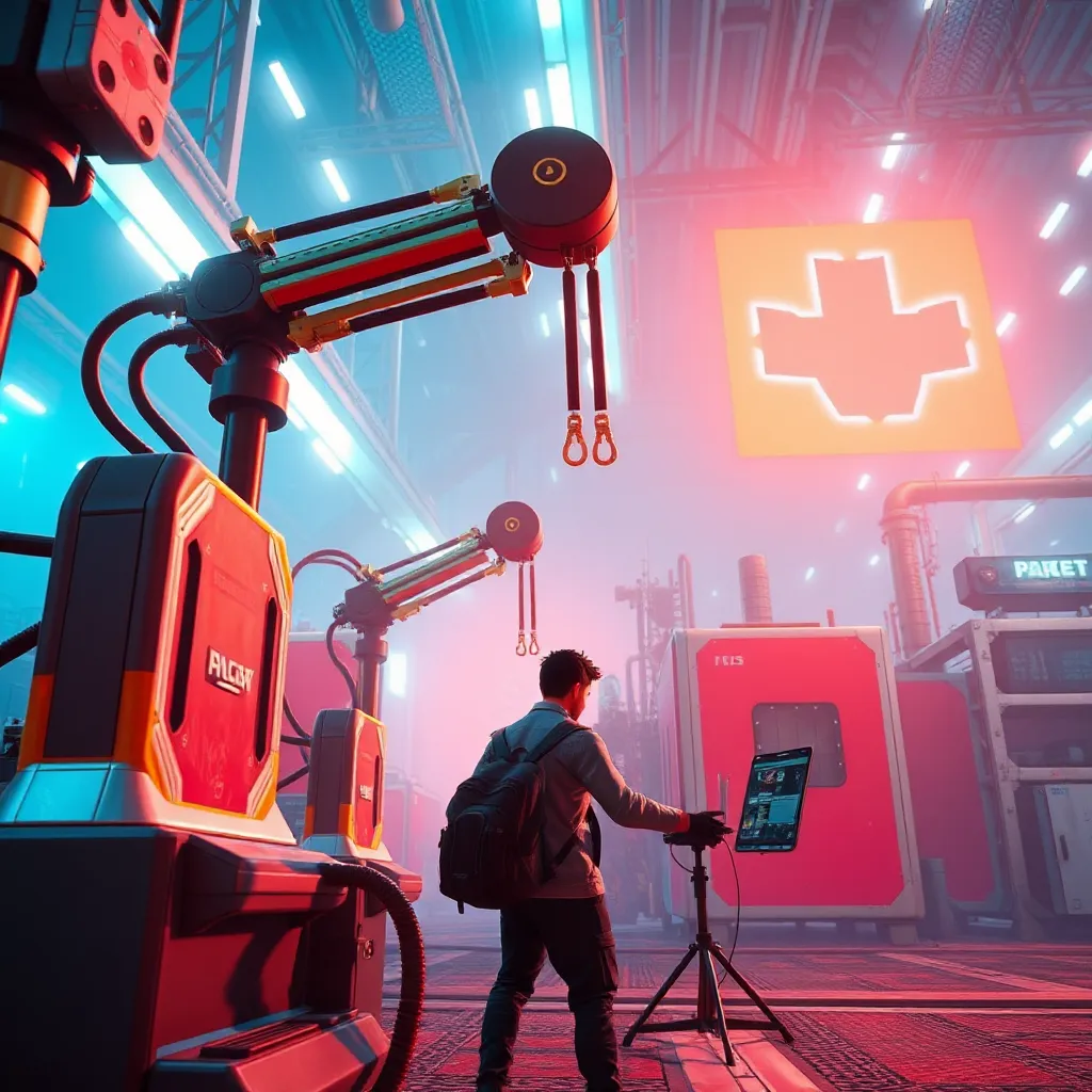 Games Where Factory Automation Supports Exploration : LevelUpTalk