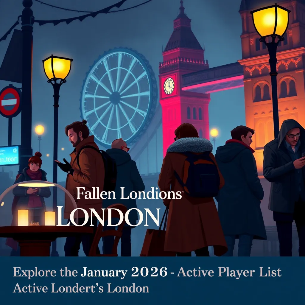 Explore the January 2026 Active Player List in Fallen London : LevelUpTalk