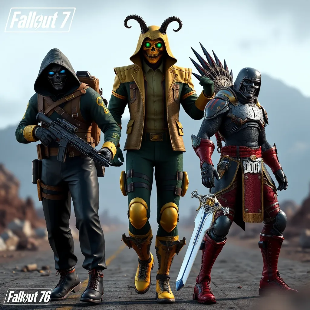 New Fallout 76 Gear and DOOM Skin Sets Unveiled in 2025 : LevelUpTalk