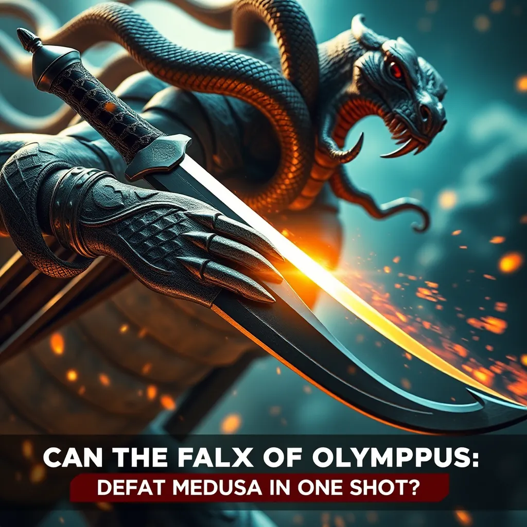 Can the Falx of Olympus Defeat Medusa in One Shot? : LevelUpTalk