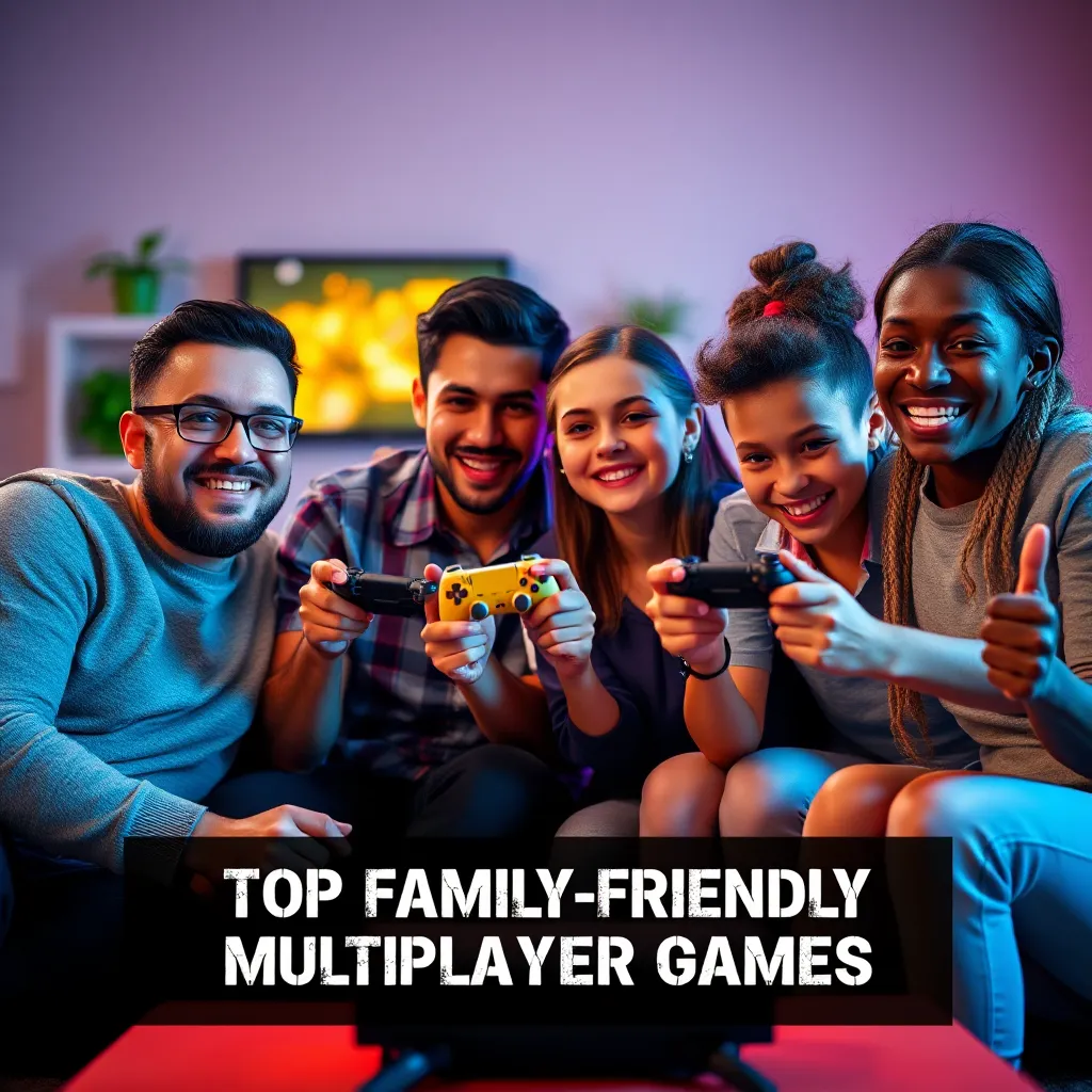 Top Family-Friendly Multiplayer Games for Four Players : LevelUpTalk