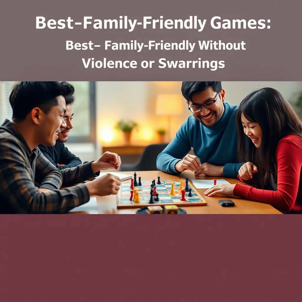 Best Family-Friendly Games Without Violence or Swearing : LevelUpTalk
