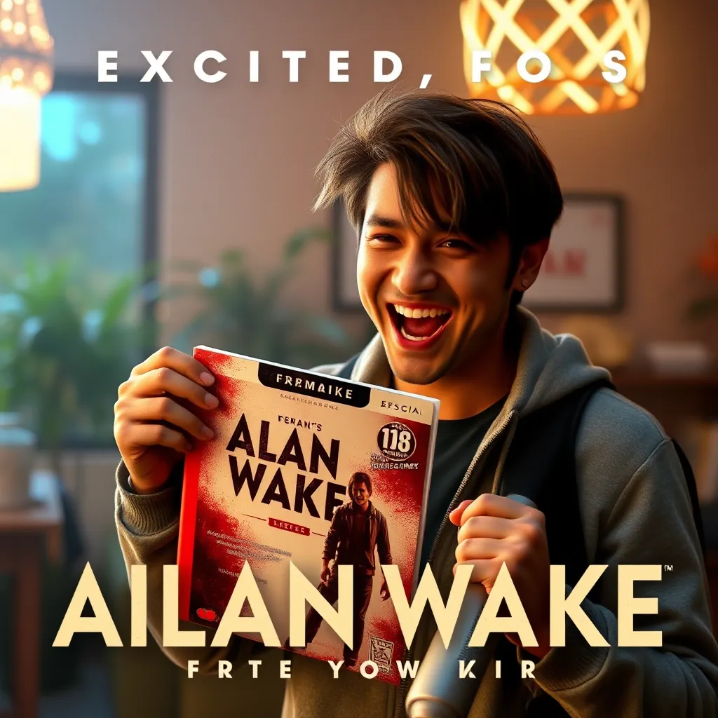 Excited Fan Finally Tries Alan Wake After A Year Wait : LevelUpTalk