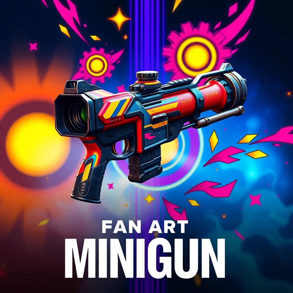Creative Fan Art of Season 6 Features Minigun Tease : LevelUpTalk