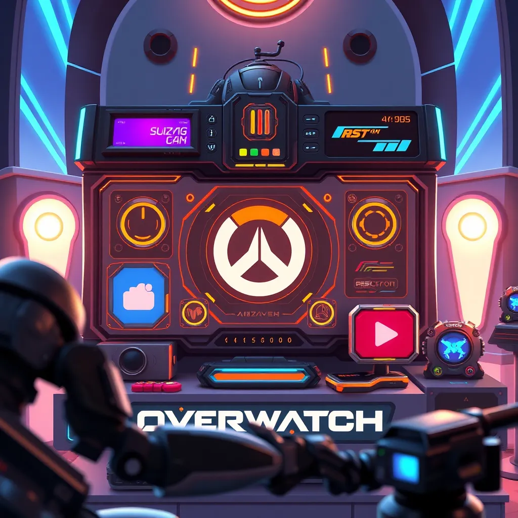 Creative Fan Concept for Overwatch UI and Archives Designs : LevelUpTalk
