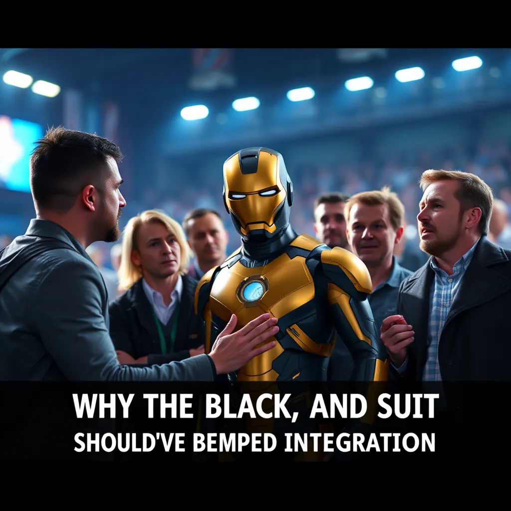 Why the Black and Gold Suit Should've Been Bumped for Integration ...