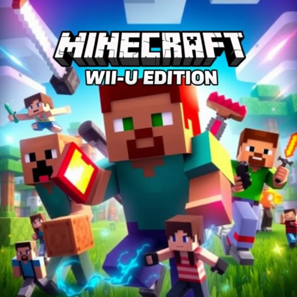 Creative Fan-Made Poster for Minecraft Wii U Edition : LevelUpTalk