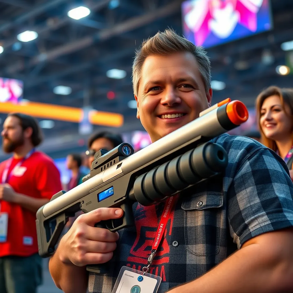 Fan Gets Gun Signed by Voice Actor at Houston Con : LevelUpTalk