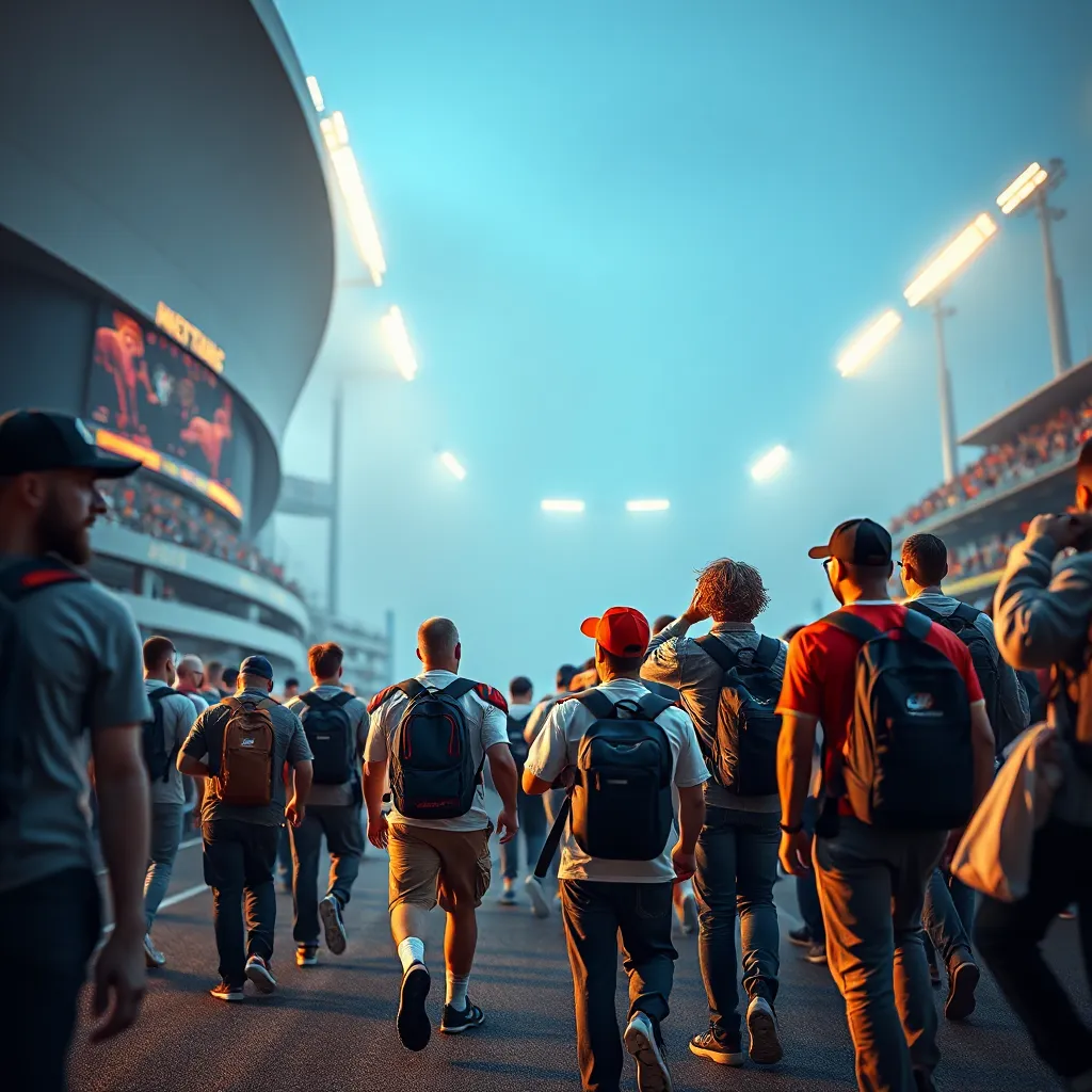 Midgame Departures: Fans Fleeing Stadiums During Losses : LevelUpTalk