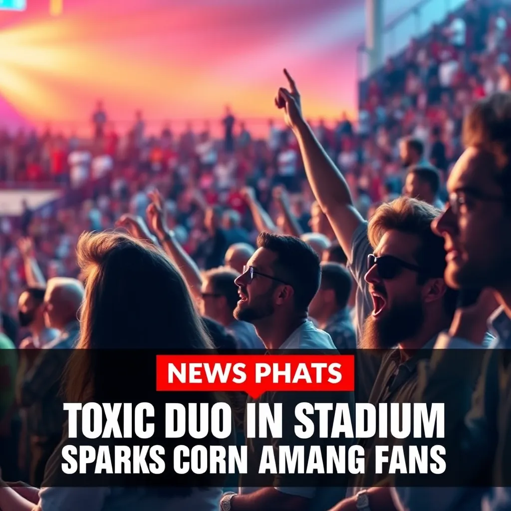 Toxic Duo in Stadium Sparks Controversy Among Fans : LevelUpTalk