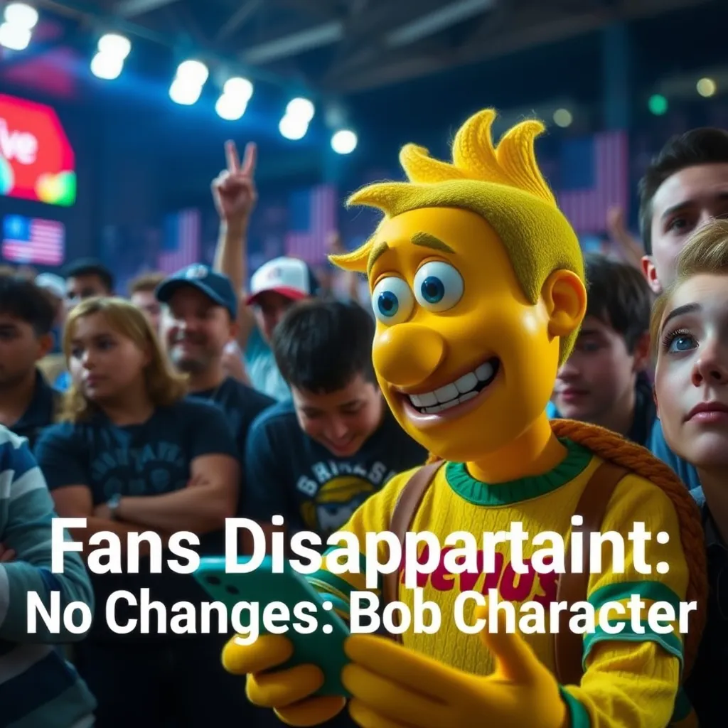 Fans Disappointed: No Changes Made to Bob Character : LevelUpTalk