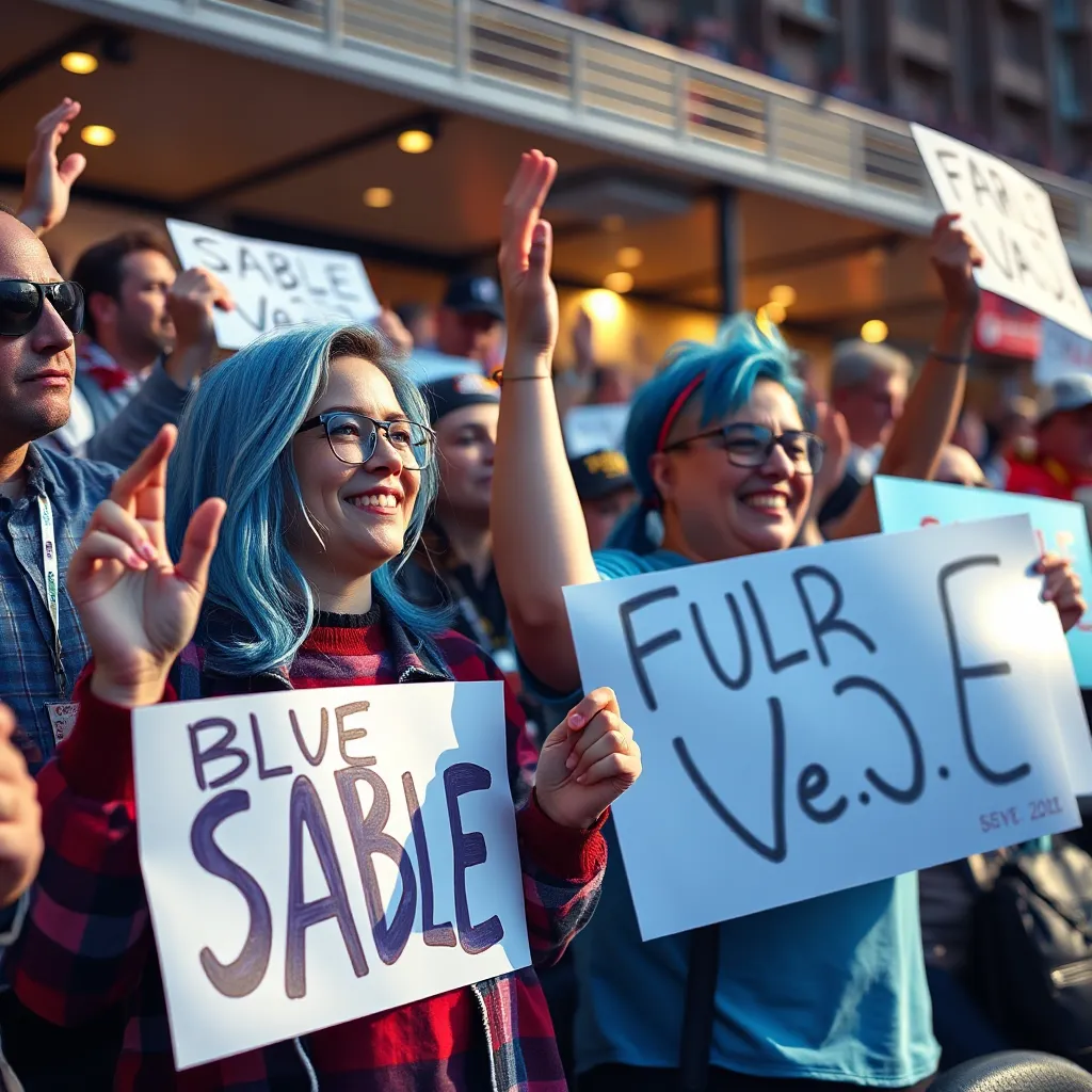 Blue Haired Survivor: Fans Rally Behind Sable and Vee : LevelUpTalk