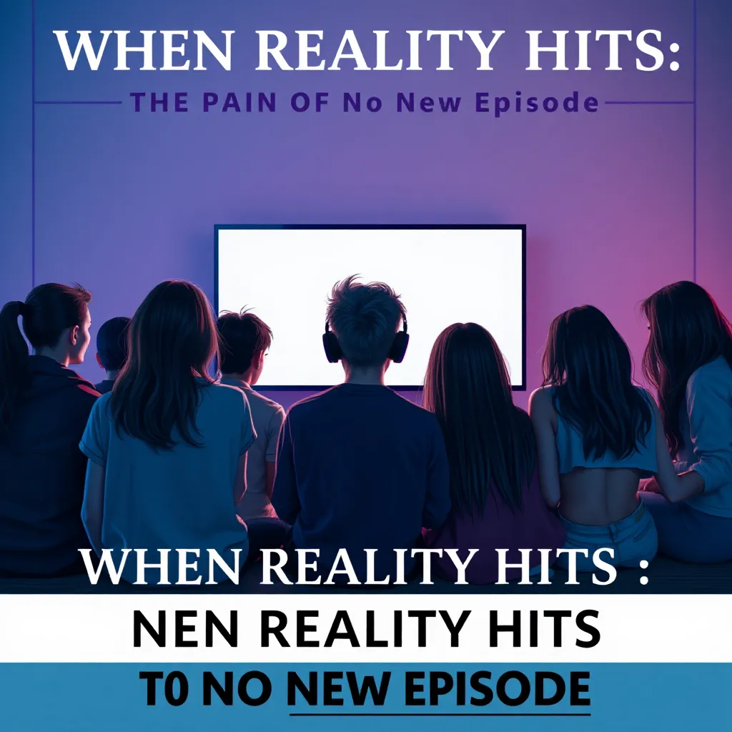 When Reality Hits: The Pain of No New Episode : LevelUpTalk