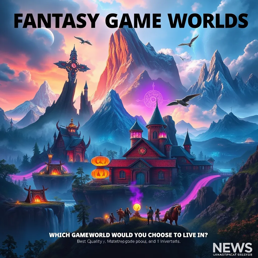 Which Game World Would You Choose to Live In? : LevelUpTalk