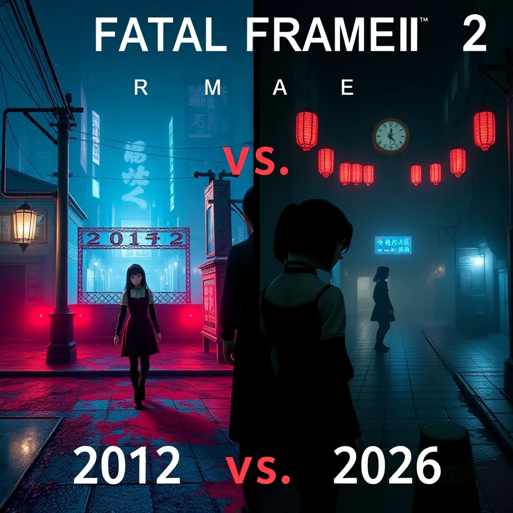 Comparing Fatal Frame 2 Remake: 2012 vs 2026 : LevelUpTalk