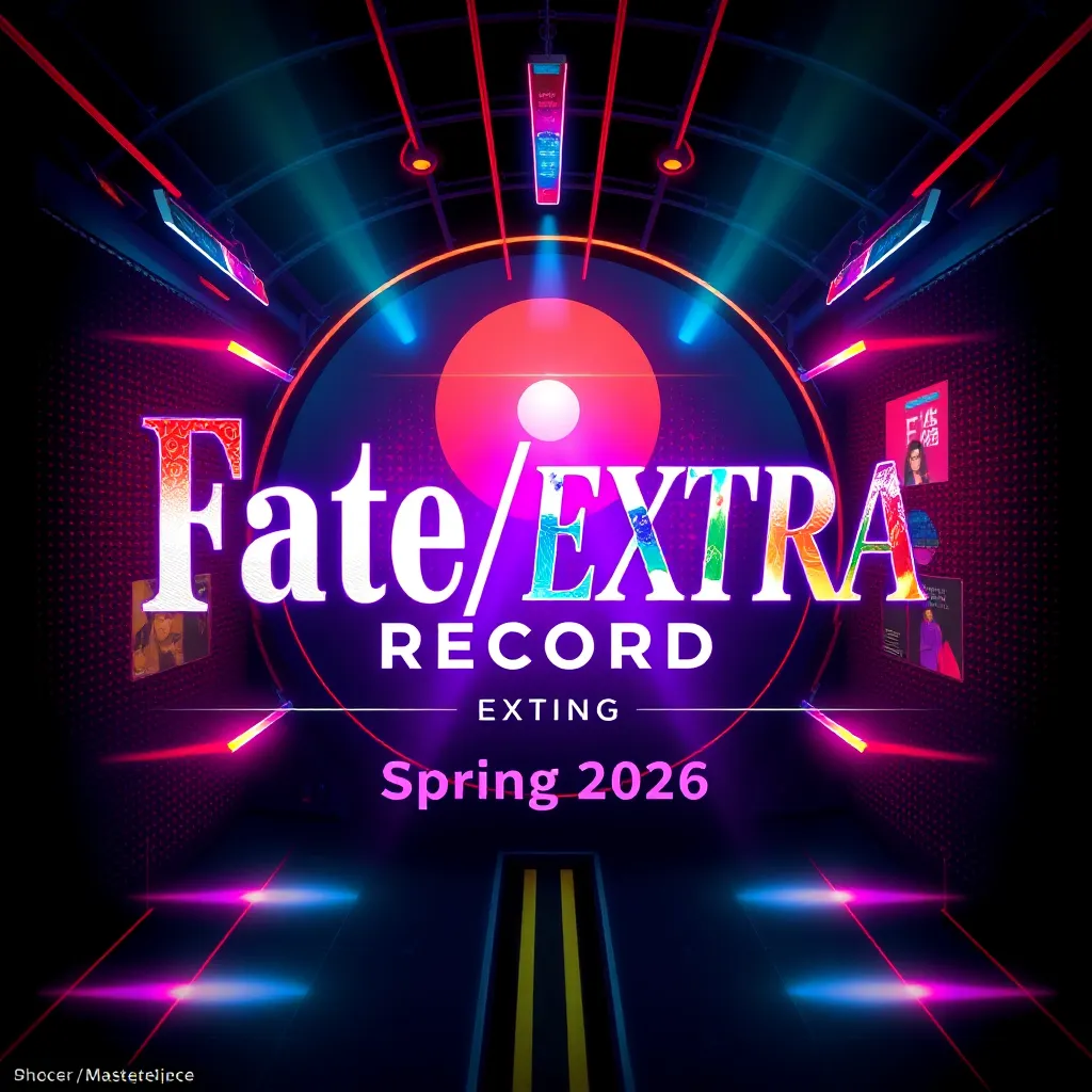 Fate/EXTRA Record Delayed Release Set for Spring 2026 : LevelUpTalk