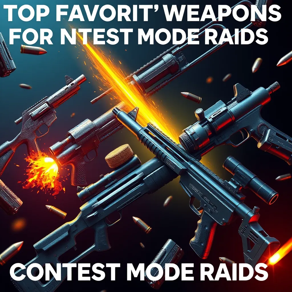 Top Favorite Weapons for Contest Mode Raids : LevelUpTalk