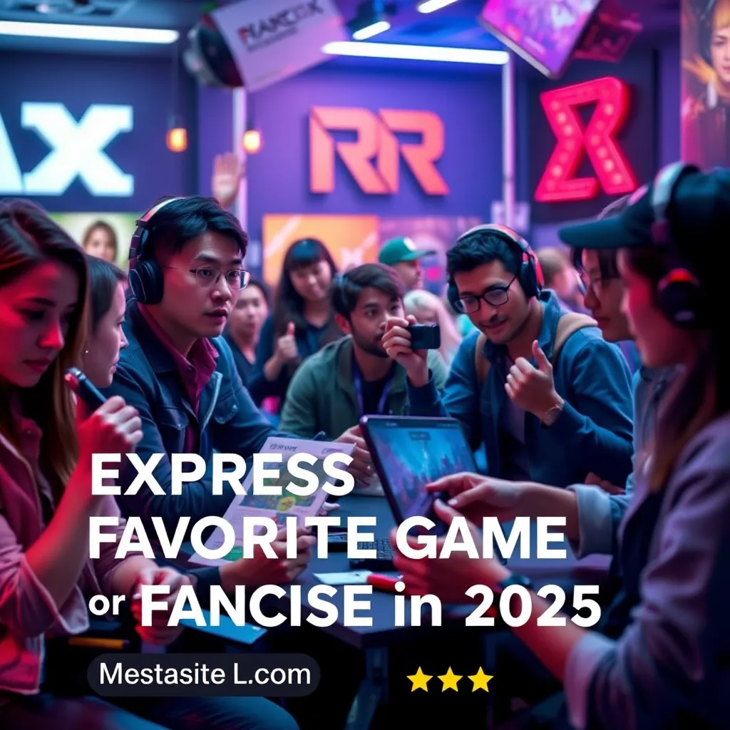 Express Your Favorite Game or Franchise in 2025 : LevelUpTalk
