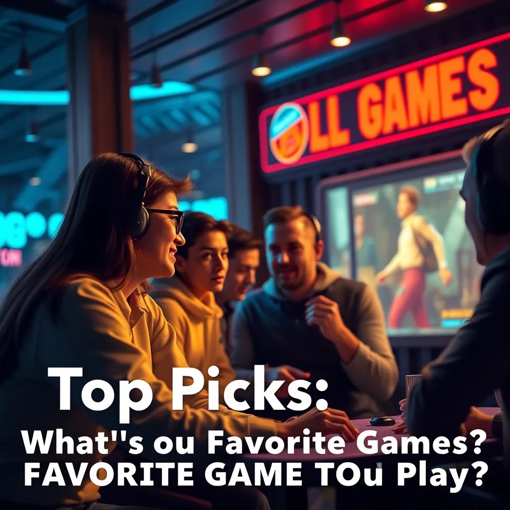Top Picks What S Your Favorite Game To Play Leveluptalk