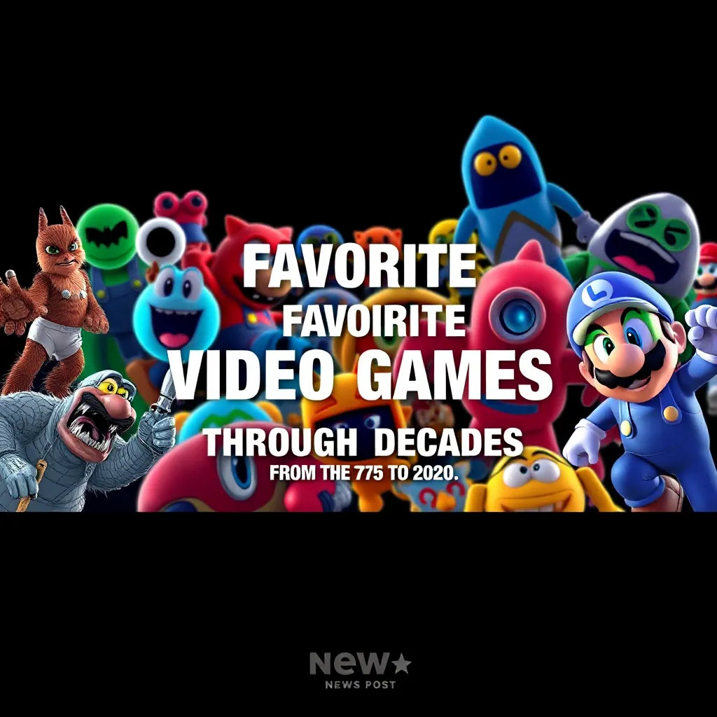 Exploring Favorite Video Games from the 70s to 2020s : LevelUpTalk