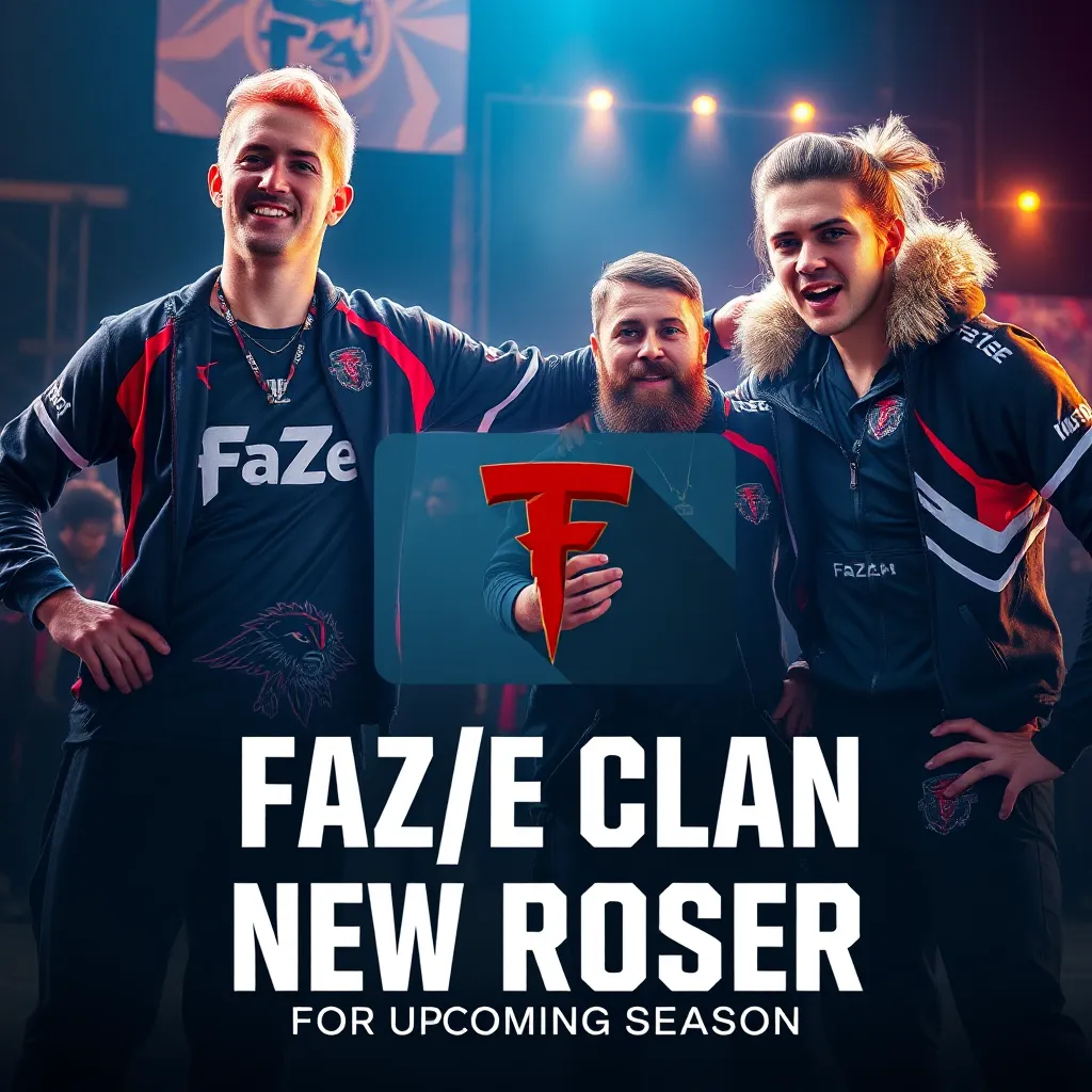 FaZe Clan Confirms New Roster for Upcoming Season : LevelUpTalk