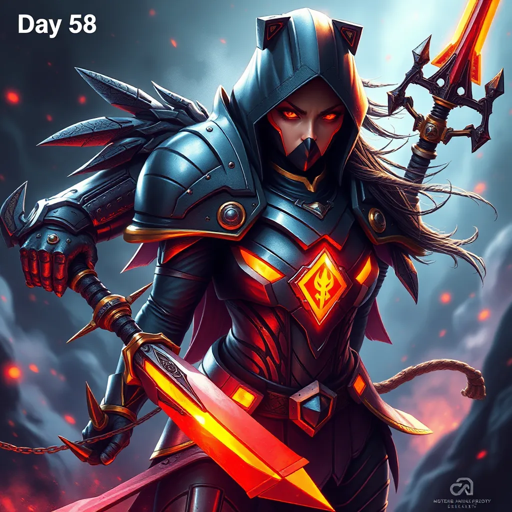 Day 58: The Bold Female Doom Slayer Art Post Revealed : LevelUpTalk
