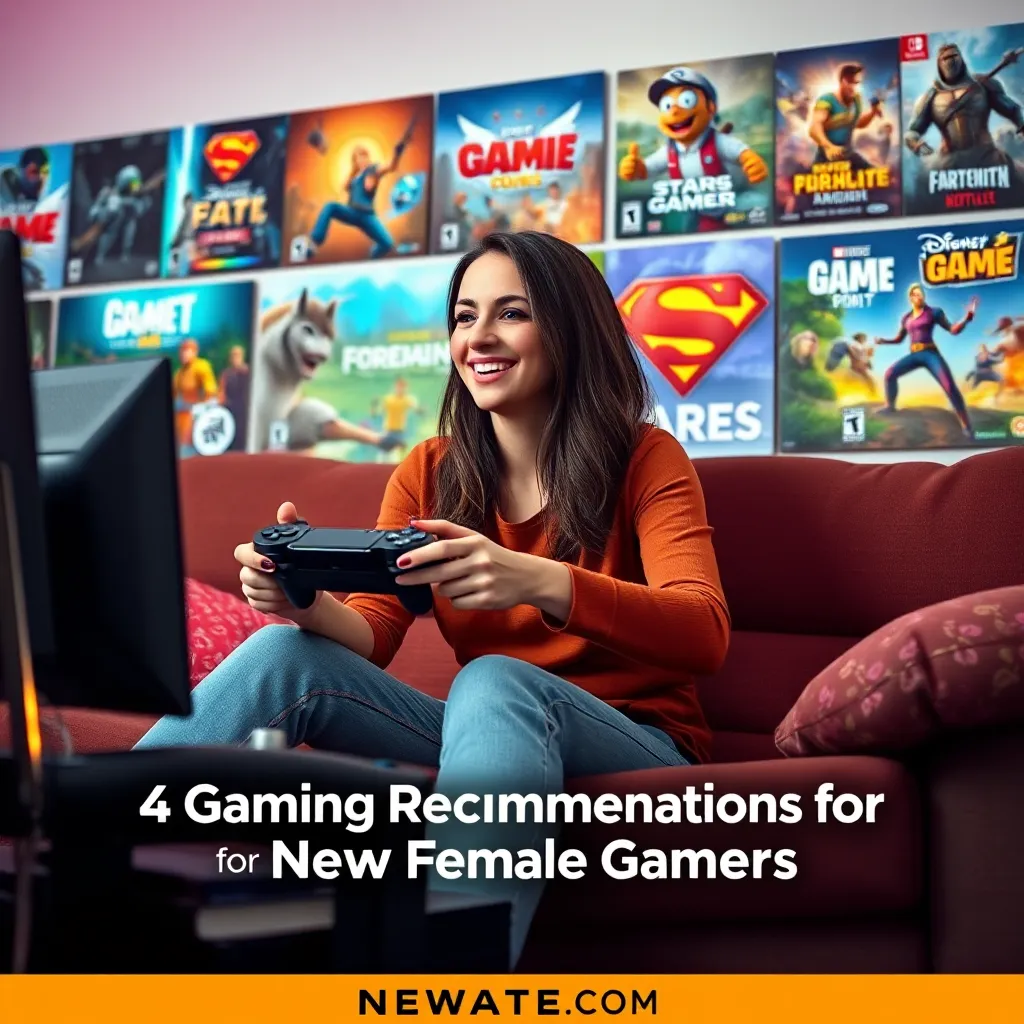 Top Gaming Recommendations for New Female Gamers : LevelUpTalk