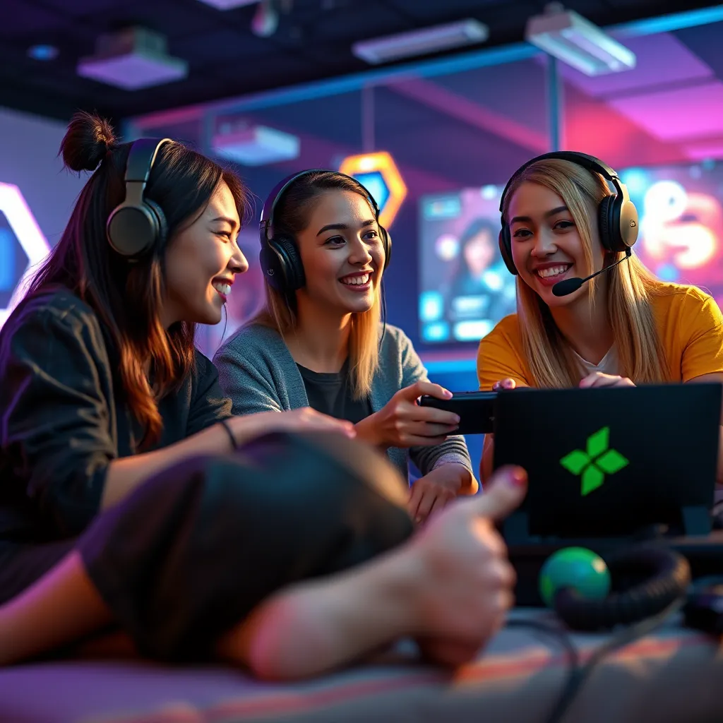 Join the Ultimate All-Female Squad for Gaming Fun : LevelUpTalk