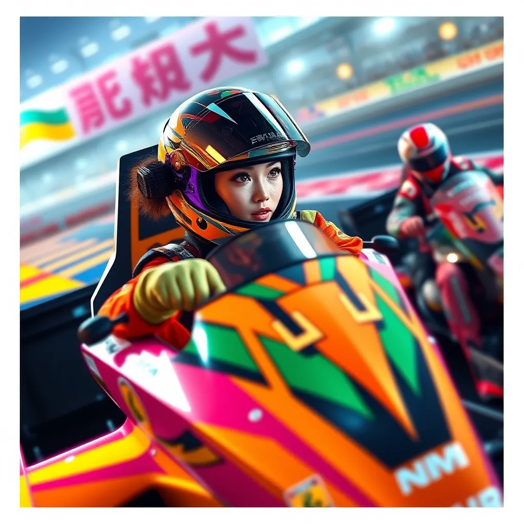 Japanese Racing Game with Female Racer: What's the Name? : LevelUpTalk