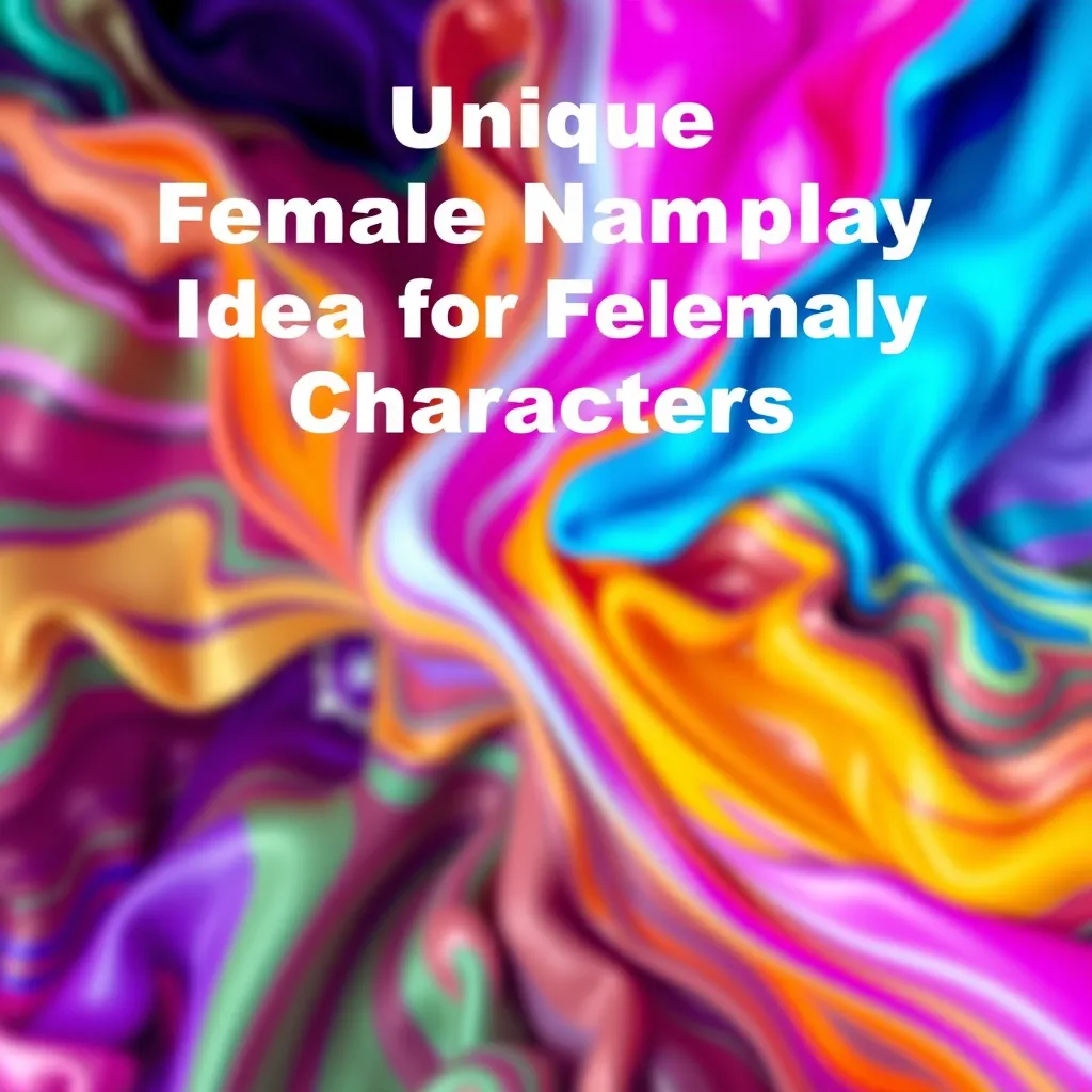 Creative Character Name Ideas for Female Roleplay : LevelUpTalk