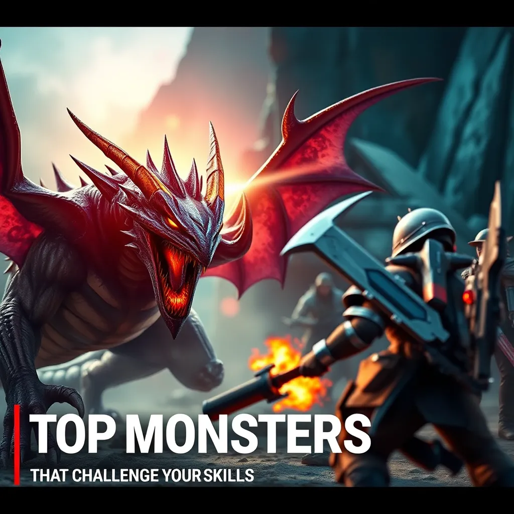 Top Monsters That Challenge Your Skills in Gaming Battles : LevelUpTalk