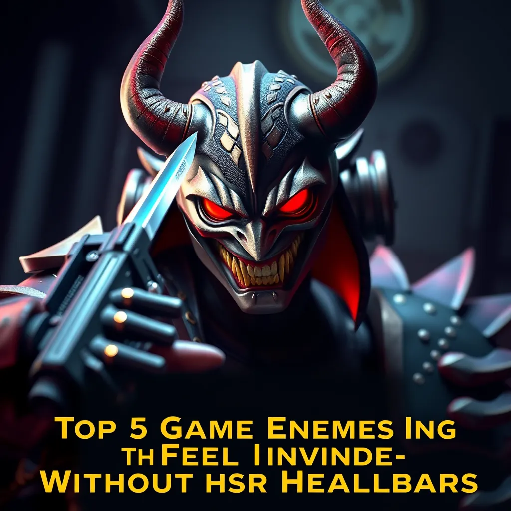 Top 5 Game Enemies That Feel Invincible Without Healthbars : LevelUpTalk