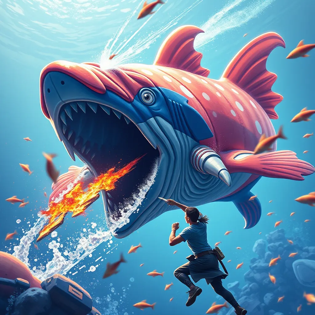 Challenging Mini Boss: The Frustrating Fish Fight : LevelUpTalk