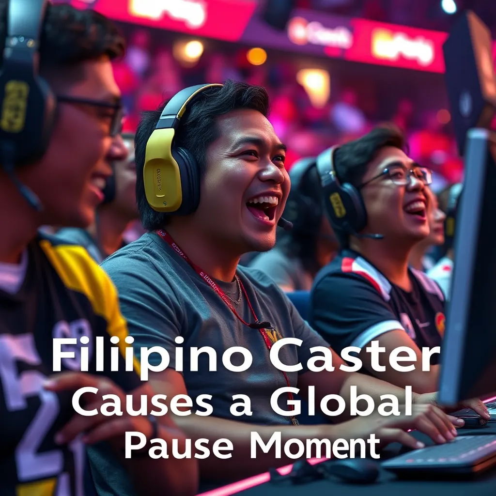 Filipino Caster Causes a Global Pause Moment : LevelUpTalk