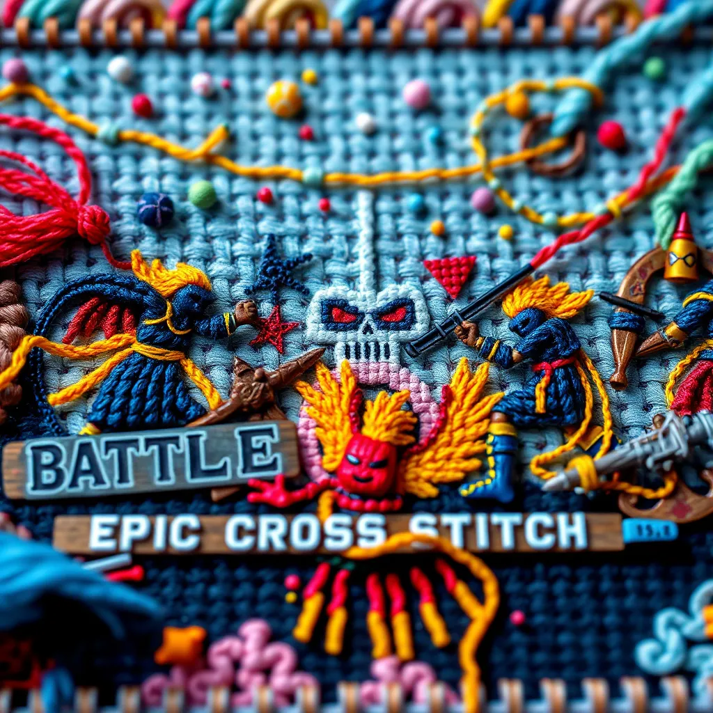 Epic Cross Stitch Project: Conquer the CotM Finale : LevelUpTalk