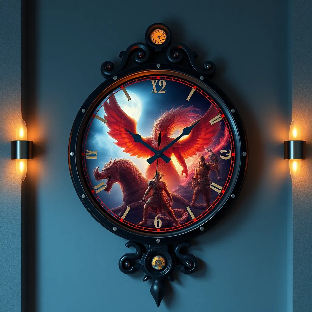 Explore the Unique Final Fantasy Wall Clock Design : LevelUpTalk