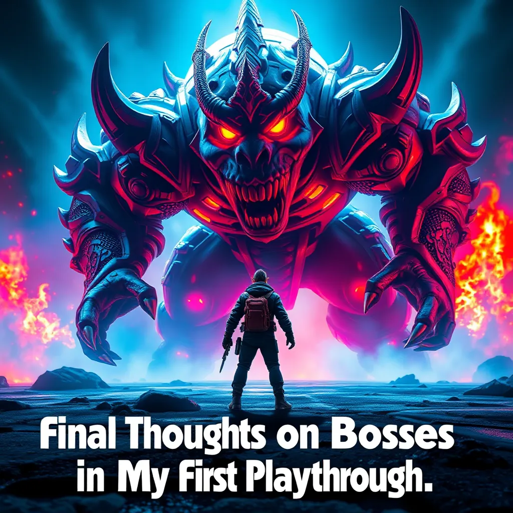 Final Thoughts on Bosses in My First Playthrough : LevelUpTalk