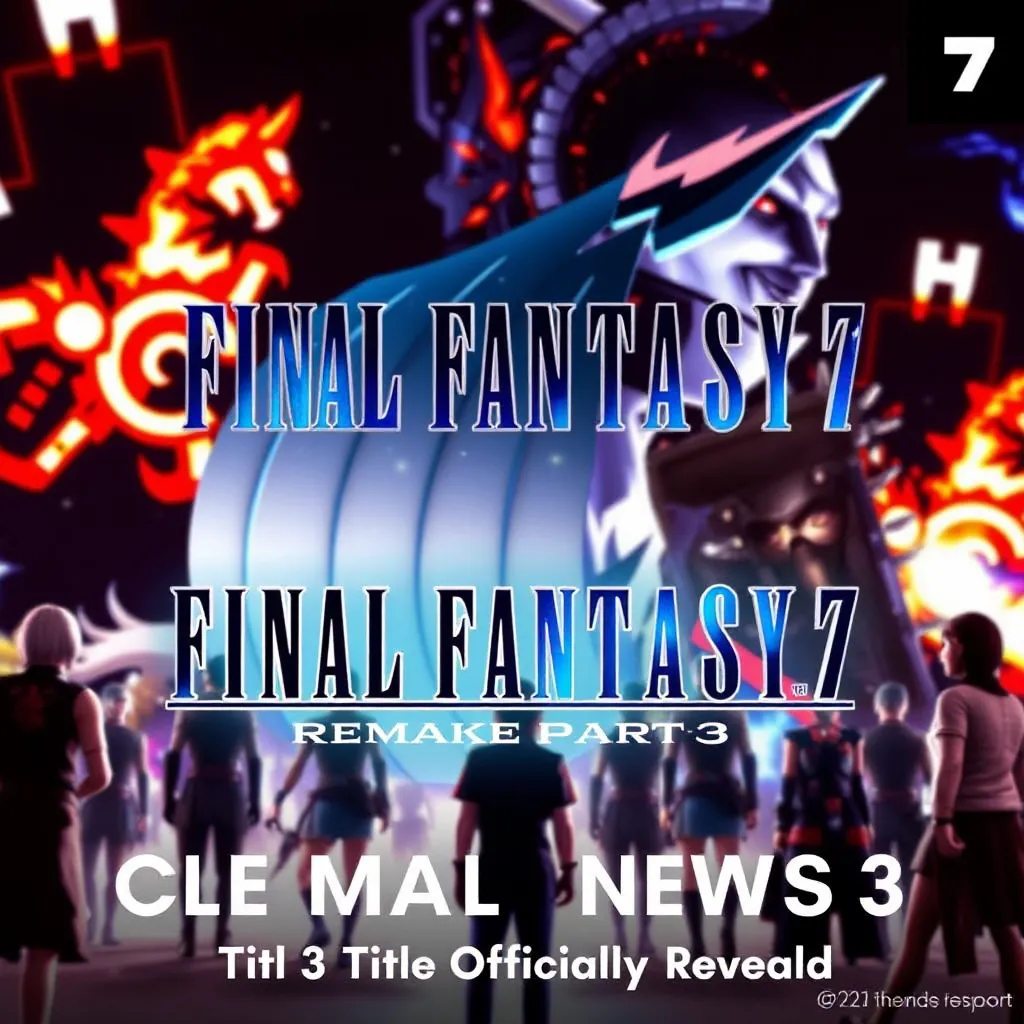 Final Fantasy 7 Remake Part 3 Title Officially Revealed : LevelUpTalk