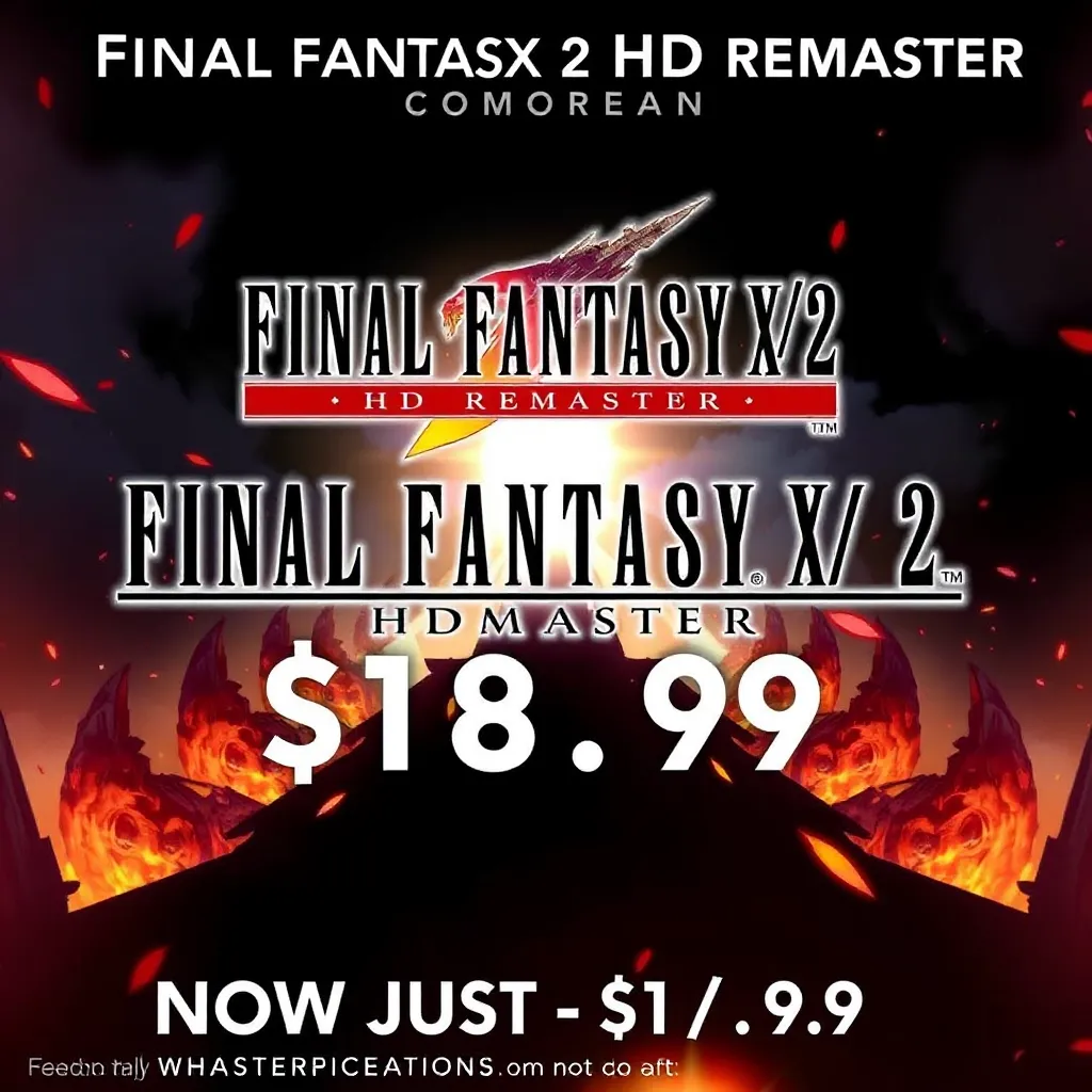 Final Fantasy X/X-2 HD Remaster Now Just $19.99 : LevelUpTalk