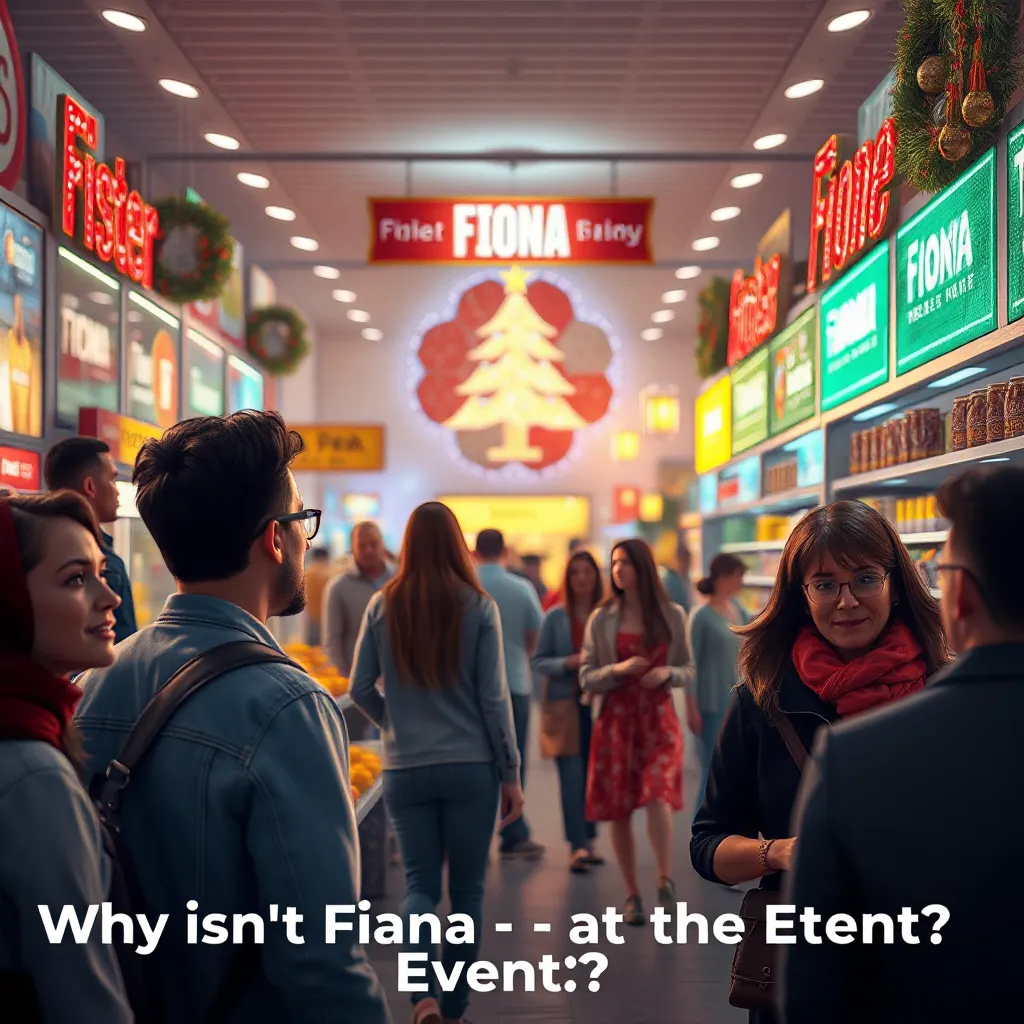 Why Isn’t Fiona at the Store During the Event? : LevelUpTalk