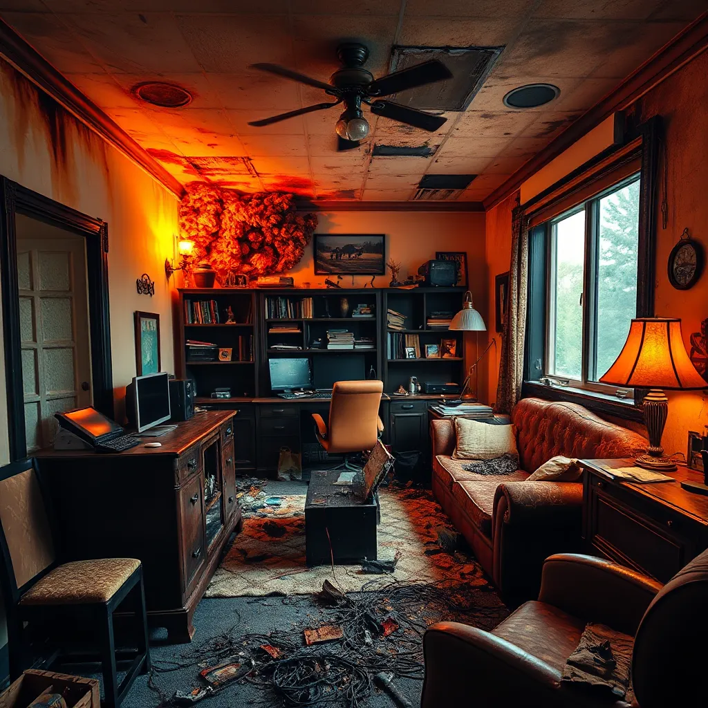 Fire Destroys Home Office After Nutty Neighbor's Blaze : LevelUpTalk