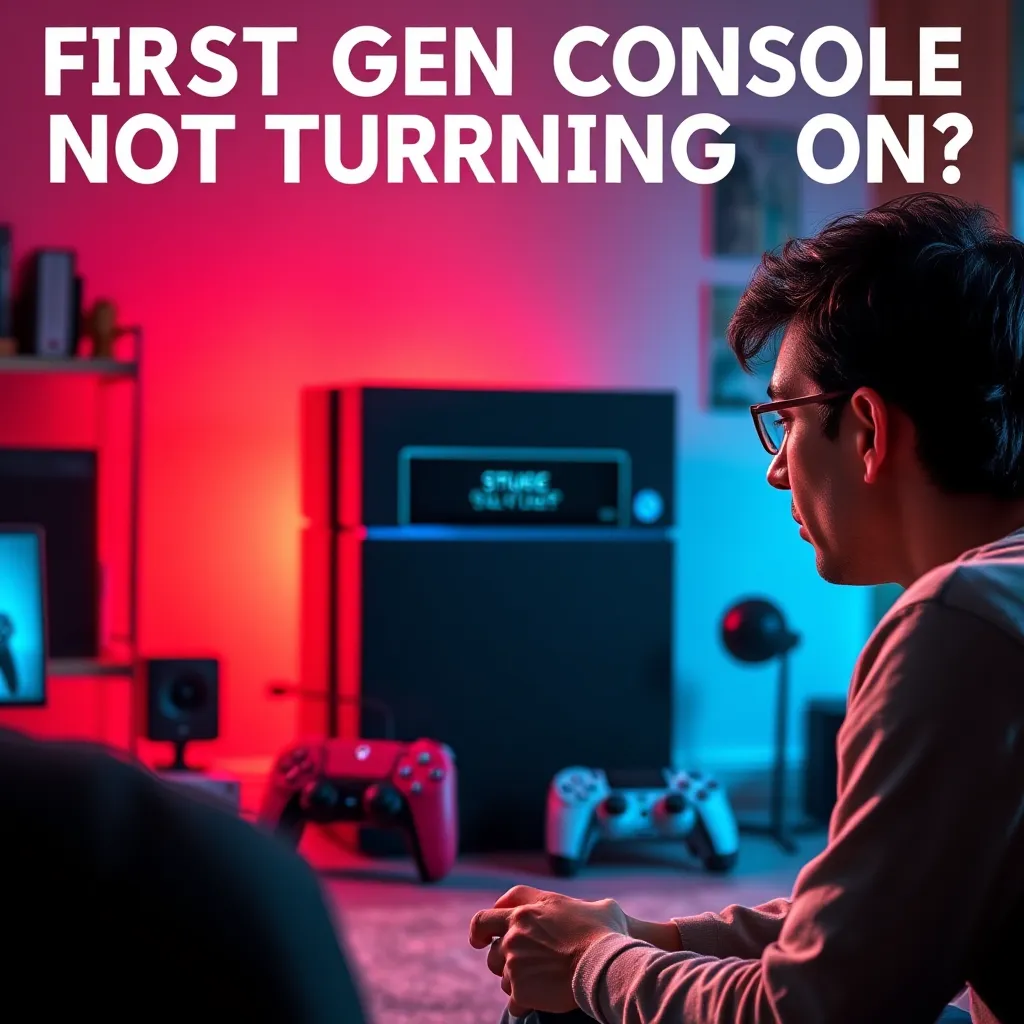 First Gen Console Troubles: Not Turning On After Update? : LevelUpTalk