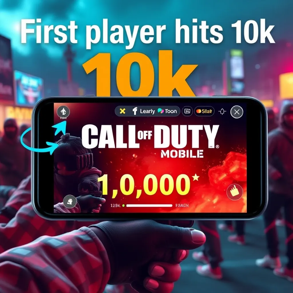 First Time Player Hits 10k in Call of Duty Mobile : LevelUpTalk