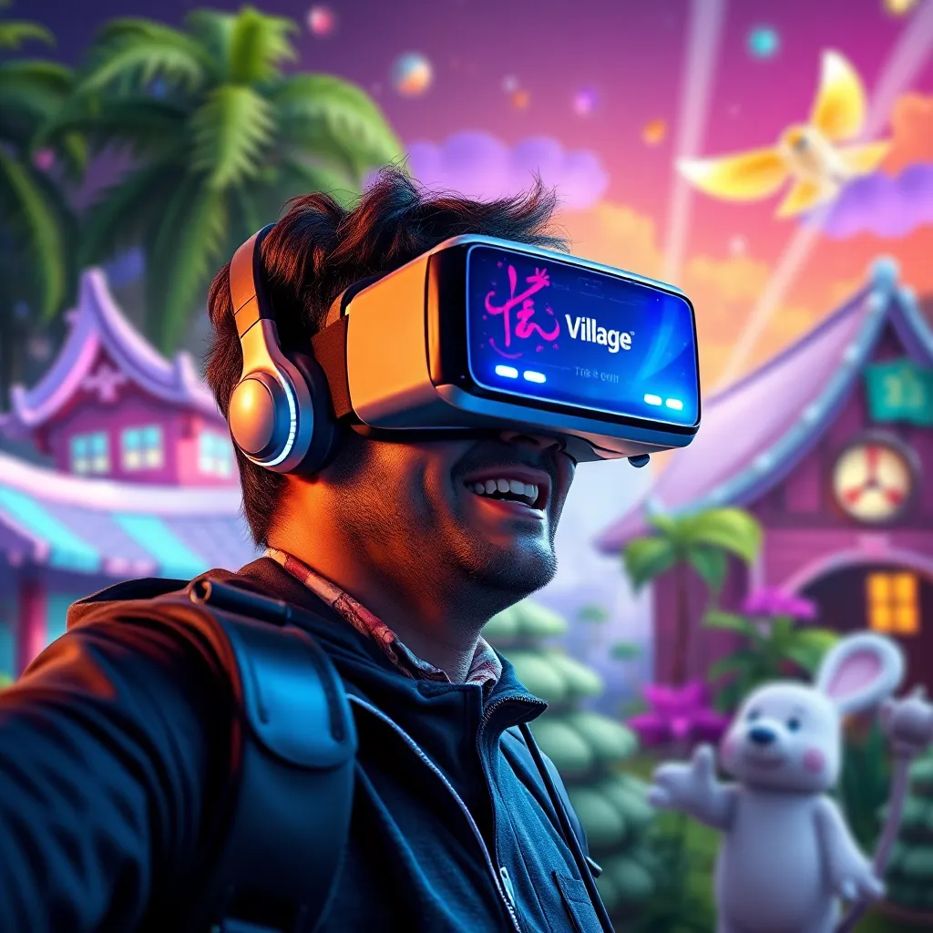First Time VR User Raves About Village Experience : LevelUpTalk
