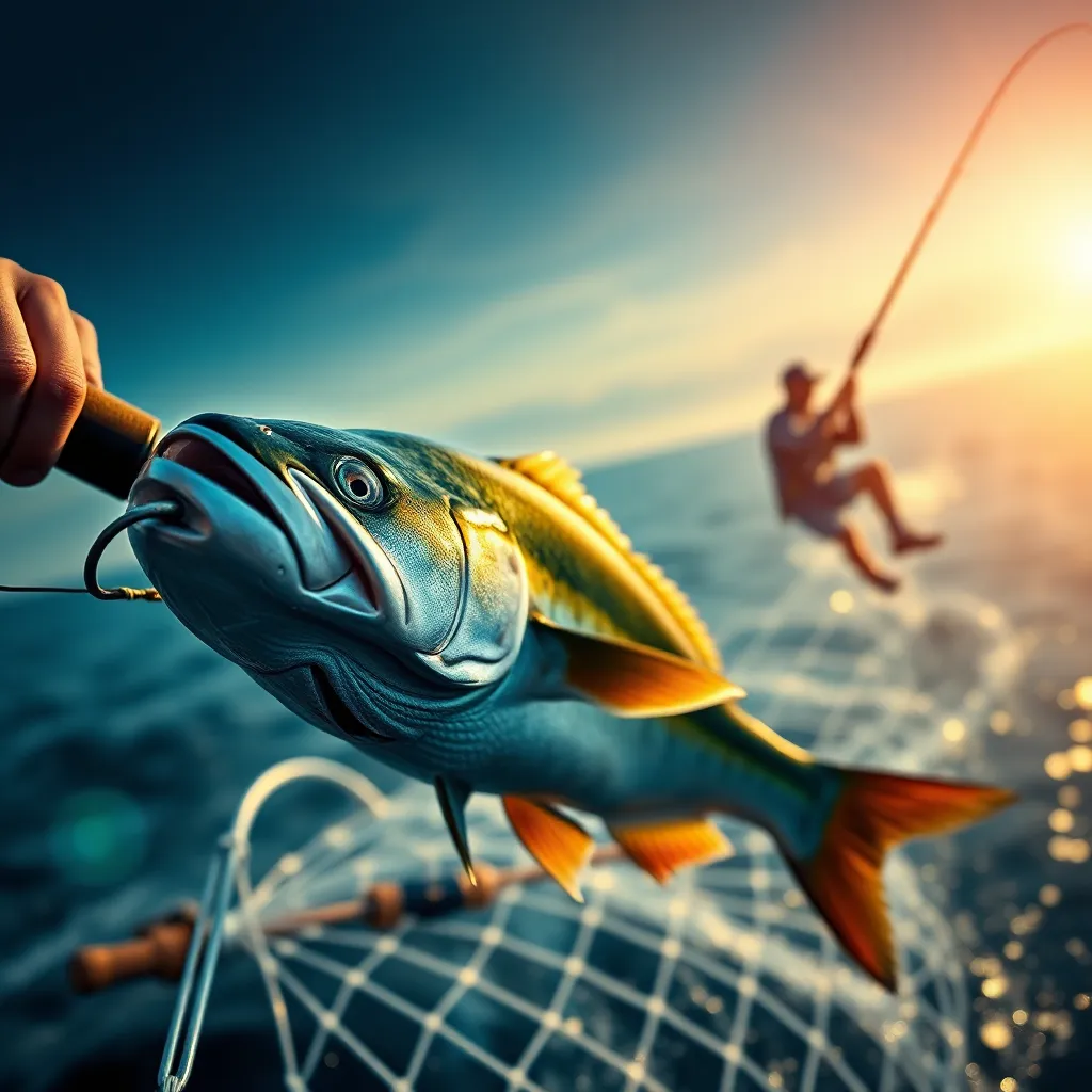 Tips for Catching Strong Fish When Line Breaks : LevelUpTalk