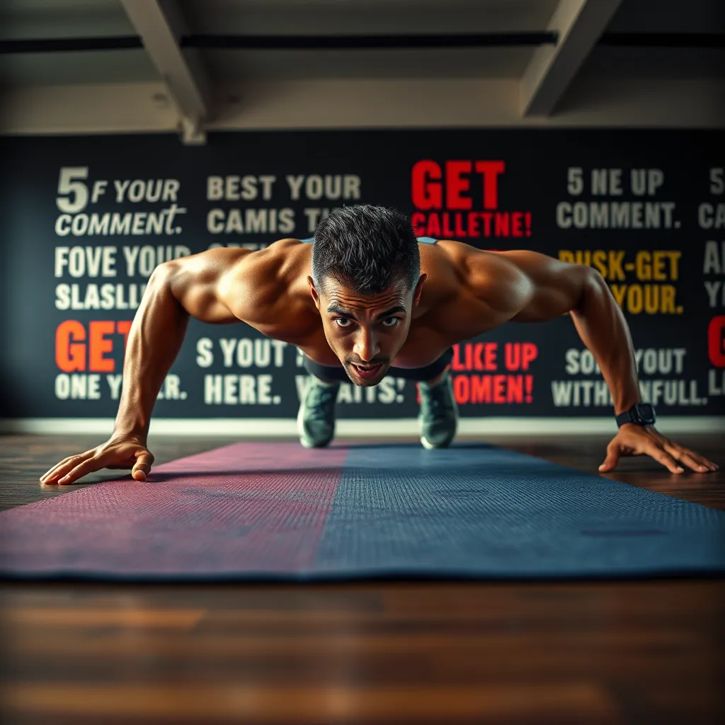 5 Push-Ups for Each Comment: Let's Get Fit Together! : LevelUpTalk