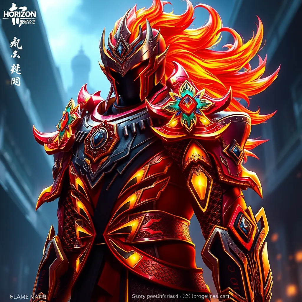 FLAME HAIR: The Stunning Armor Set in Horizon Forbidden West : LevelUpTalk